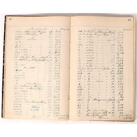 Ledger Book For Patrick A Largey And Co Hardware Butte Montana C 1880 1880 [161196]