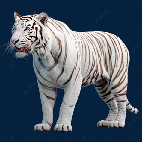 White Tiger Wallpaper 3d Model