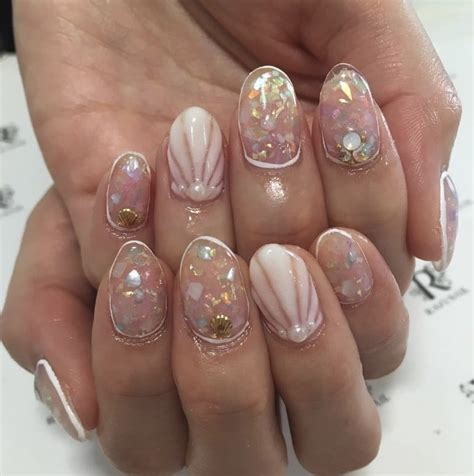 Beachy Chic 35 Captivating Shell Nail Designs To Elevate Your Style