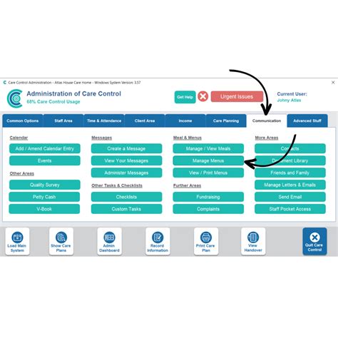 Creating Menus Part One Care Control Learning Hub