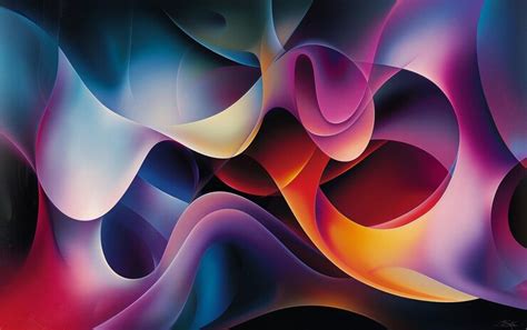 Premium Photo Abstract Wallpapercolor Luminogram Layered Angular Geometric Shapes In Vibrant