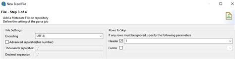 Talend Centralizing Excel File Metadata Online Tutorials Library List