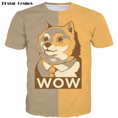 Buy Plstar Cosmos Such Wow Doge T Shirts Men Women