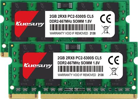 4gb Pc2 5300 Sodimm Ram Ddr2 667mhz 2rx8 2gb Ddr2 5300s Pc2 666mhz