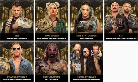 Aew Roster Page Updated Graphics Rsquaredcircle