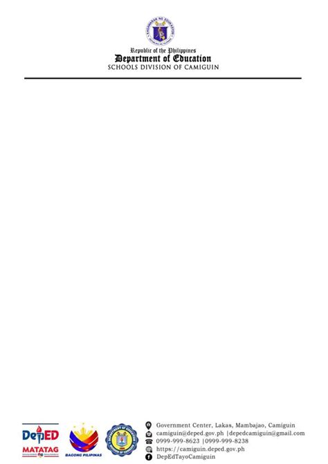 Matatag Template Of Department Of Education Docx