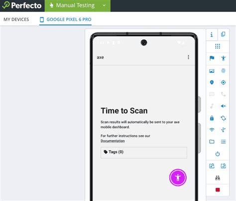 Testing On Android With Perfecto 2024918 Axe Devtools® For Mobile
