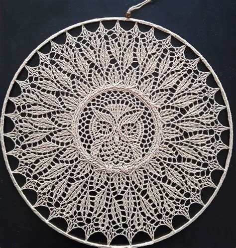 Mandala Sowa Apacz Sn W Szydelkowy Cm Puck Olx Pl