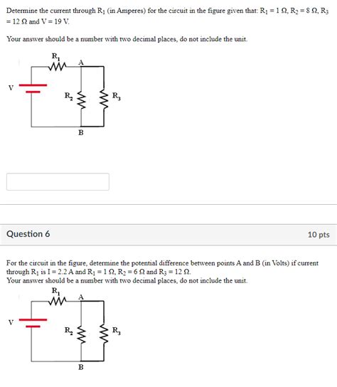 Solved Determine The Current Through R1 In Amperes For The
