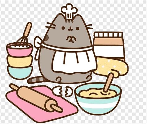 Pusheen Pusheen Cooking Chef Pusheen Cute