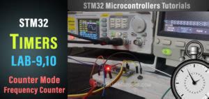 STM32 Counter Mode Example Frequency Counter With Timer Module