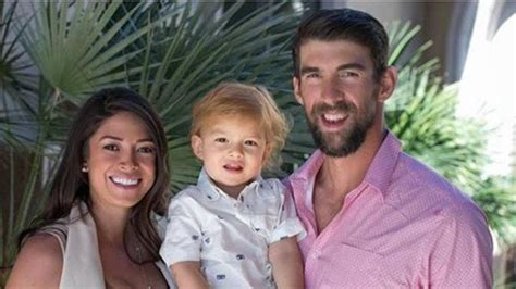 Michael Phelps Olympic Swimming Champion Celebrates Birth Of 2nd Son