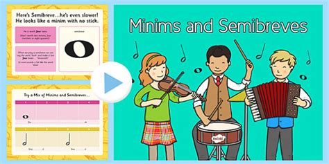 What Is A Minim Minims In Music Twinkl