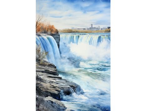 Majestic Niagara Falls 18 Graphic By Anuchartl Creative Fabrica