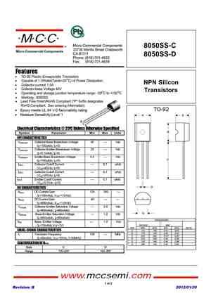 8050S Datasheet, Equivalent, Cross Reference Search. Transistor Catalog