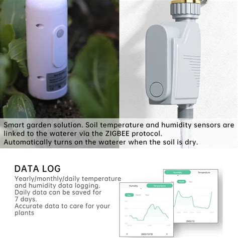 Tuya Zigbee Soil Sensor เซ็นเซอร์วัดความชื้นในดิน อุณหภูมิในอากาศผ่าน