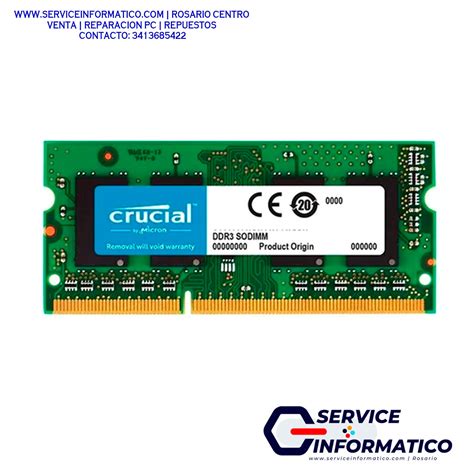 Memoria Ram Ddr Sodimm Gb V Mhz Marca Segun Disponibilidad