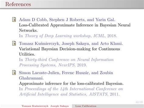 Loss Calibrated Variational Inference Ppt