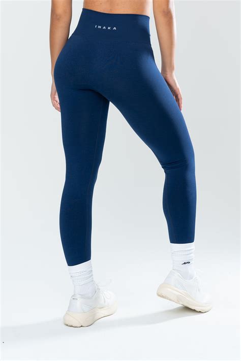 Stella Seamless Leggings Navy Inaka Power