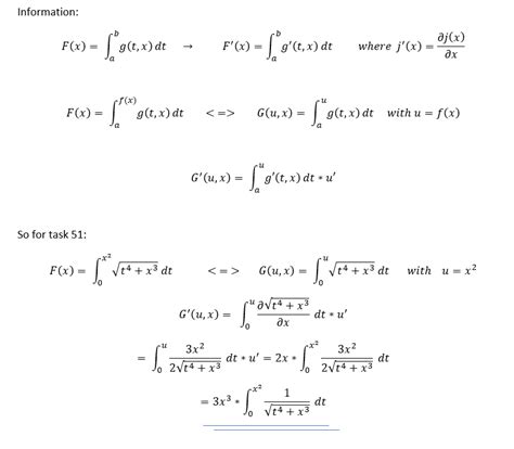 [1st Year Uni Calculus] Differentiating Integrals With Chain Rule R