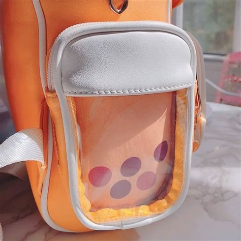Peach Shiba Boba Ita Backpack Pwuffy