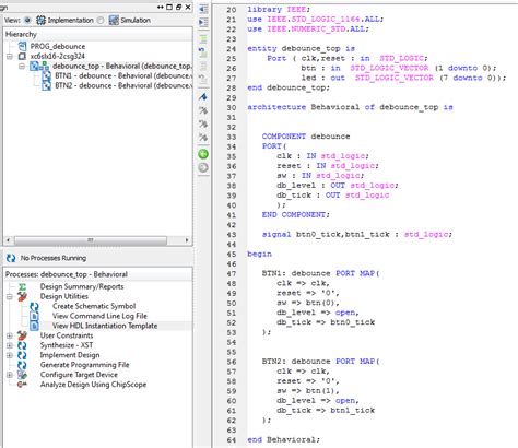 Bienvenido Al Mundo Del Fpga Ejemplo 4 Push Button Debouncing