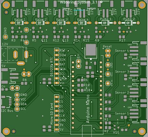 Pcb Design High Side Switch Causes Vcc Drop Controller Reset General Electronics Arduino