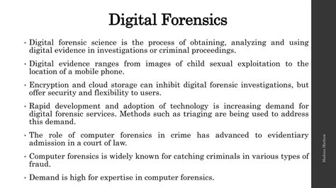 Forensic Science Ppt