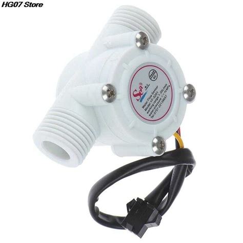 Arduino Flowmeter 12 Pulgada Water Flow Sensor Switch Control Effect