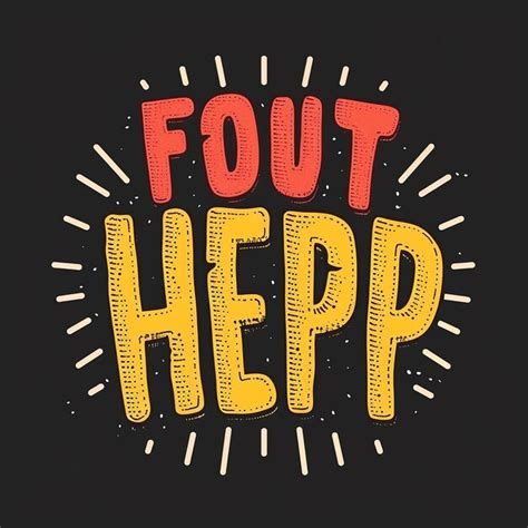 Help Logo Design Vector Style Premium Ai Generated Image