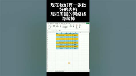 Excel隐藏网络线,去除背景 Excel 隐藏网格线 去除背景 Youtube Excel隐藏网络线,去除背景 Excel 隐藏网格线 去除背景 Youtube