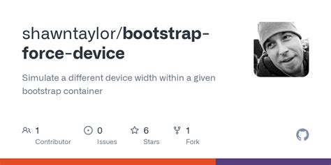 Github Shawntaylorbootstrap Force Device Simulate A Different Device Width Within A Given