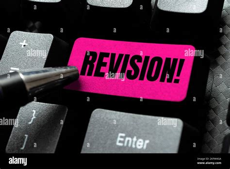 Conceptual Caption Revision Business Approach Action Of Revising Over