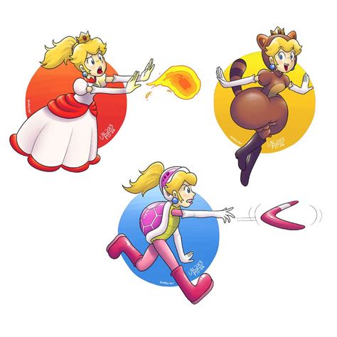 Super Mario 3d World Princess Peach Artwork