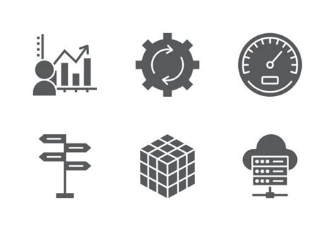 Data Analytics Icons By Fox Design