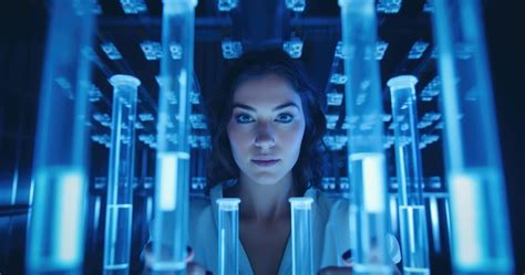 premium photo pioneering science a glimpse into the future lab