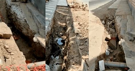 Los Olivos vecinos denuncian que Enel dejó obras incompletas que los exponen al peligro