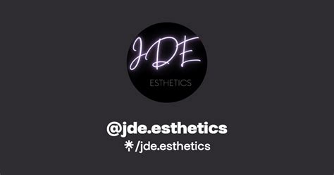 Jde Esthetics Instagram Facebook Linktree
