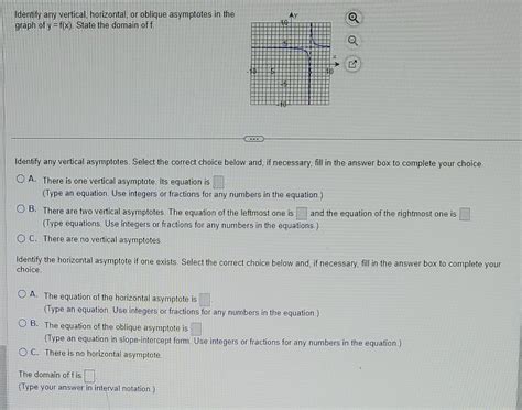 Solved Identify Any Vertical Horizontal Or Oblique Chegg