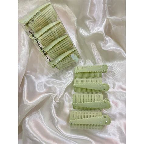 Jual Hair Roller Rol Rambut Perekat Nilon Box Mika Isi 4 Rol Rambut
