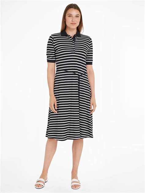 Tommy Hilfiger Damen Kleid In Blau Kaufen Engelhorn