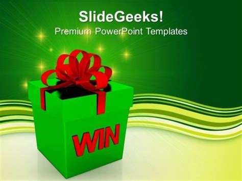 Winner Will Get Rewards Game Theme Powerpoint Templates Ppt Backgrounds For