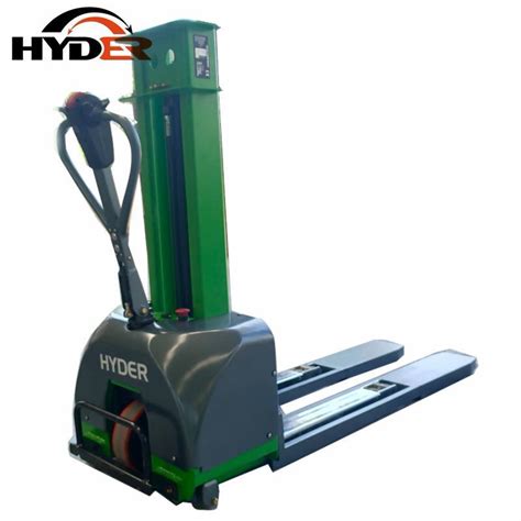 Hyder 1ton 1300mm Electric Self Loading Lifting Pallet Stacker