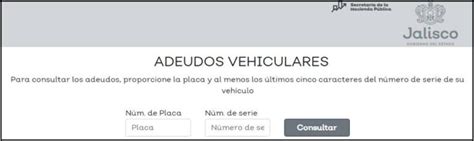 Adeudo vehicular Jalisco 2022 Guía 2022