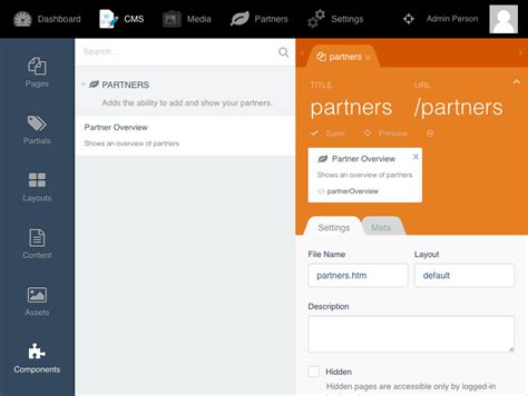 Partners Plugin October Cms