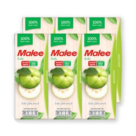 น้ำผลไม้ 100 ตรามาลี ขนาด 200 มล แพ็คละ 6 กล่อง Malee Fruit Juice