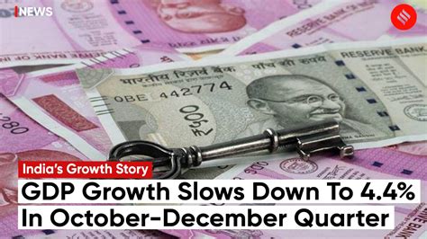 Indias Gdp Growth Slows Down To 4 4 In October December Quarter The