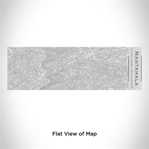 Nantahala National Forest Engraved Topographic Map Insulated Cup