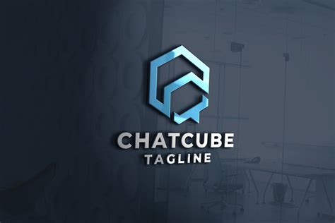 Chat Cube Pro Logo Template By Modernikdesign Codester