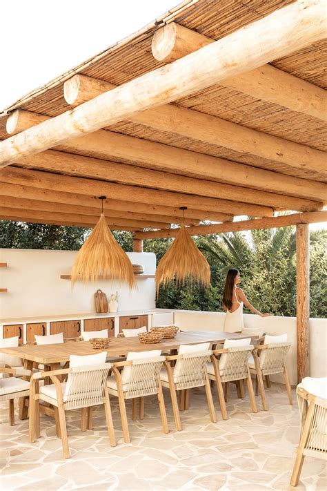 Set de Mesa Rectangular x cm y Sillas de Jardín en Madera de Acacia Dubai SKLUM
